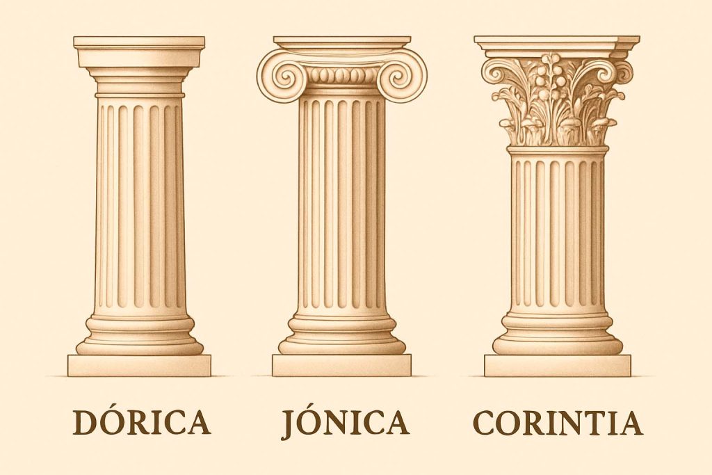Columnas Dóricas, Jónicas y Corintias - CO Arquitectos